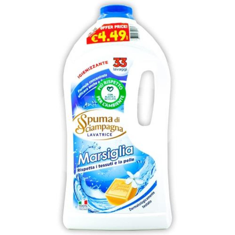 Spuma Di Sciampagna Nero Puro Argan Liquid Detergent 800 Ml
