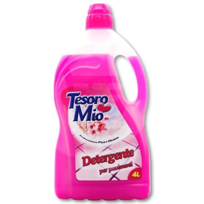 TESORO MIO FLOOR DETERGENT PINK FLOWERS 4ltr