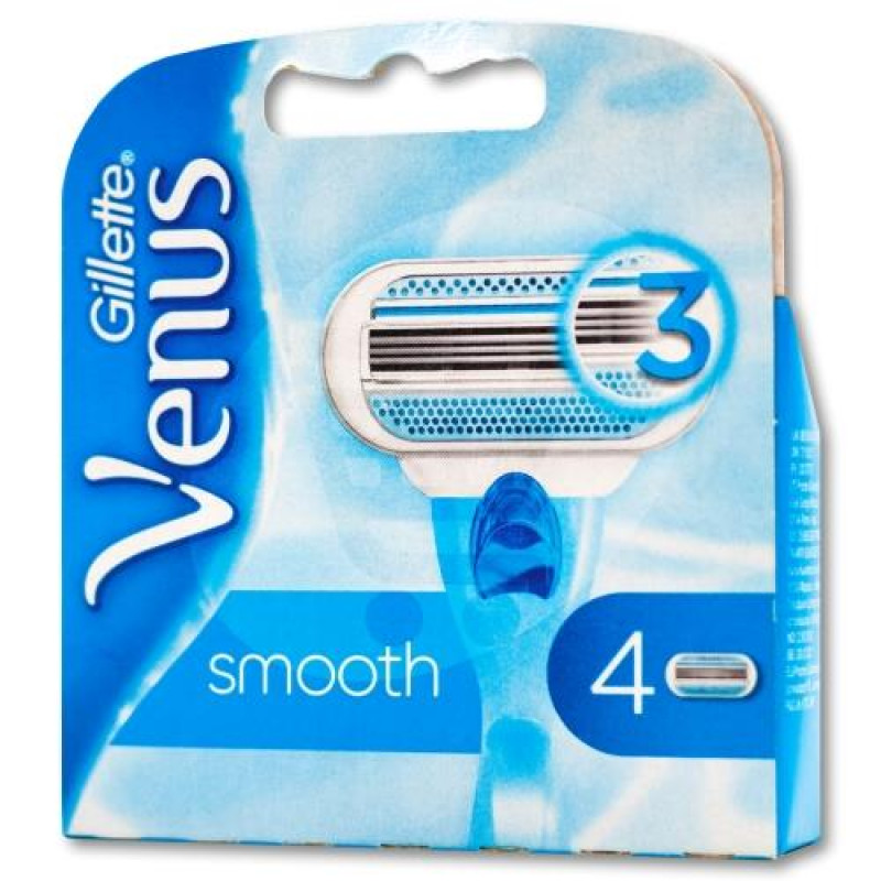 GILLETTE VENUS CLOSE & CLEAN BLADE REFILL 4PACK